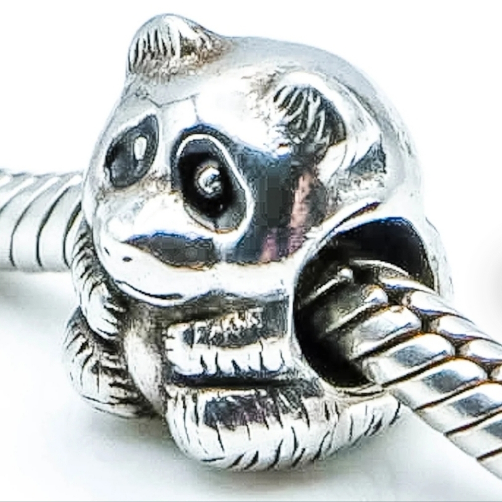 Authentic Pandora Panda With Black Enamel Charm Good … - Gem